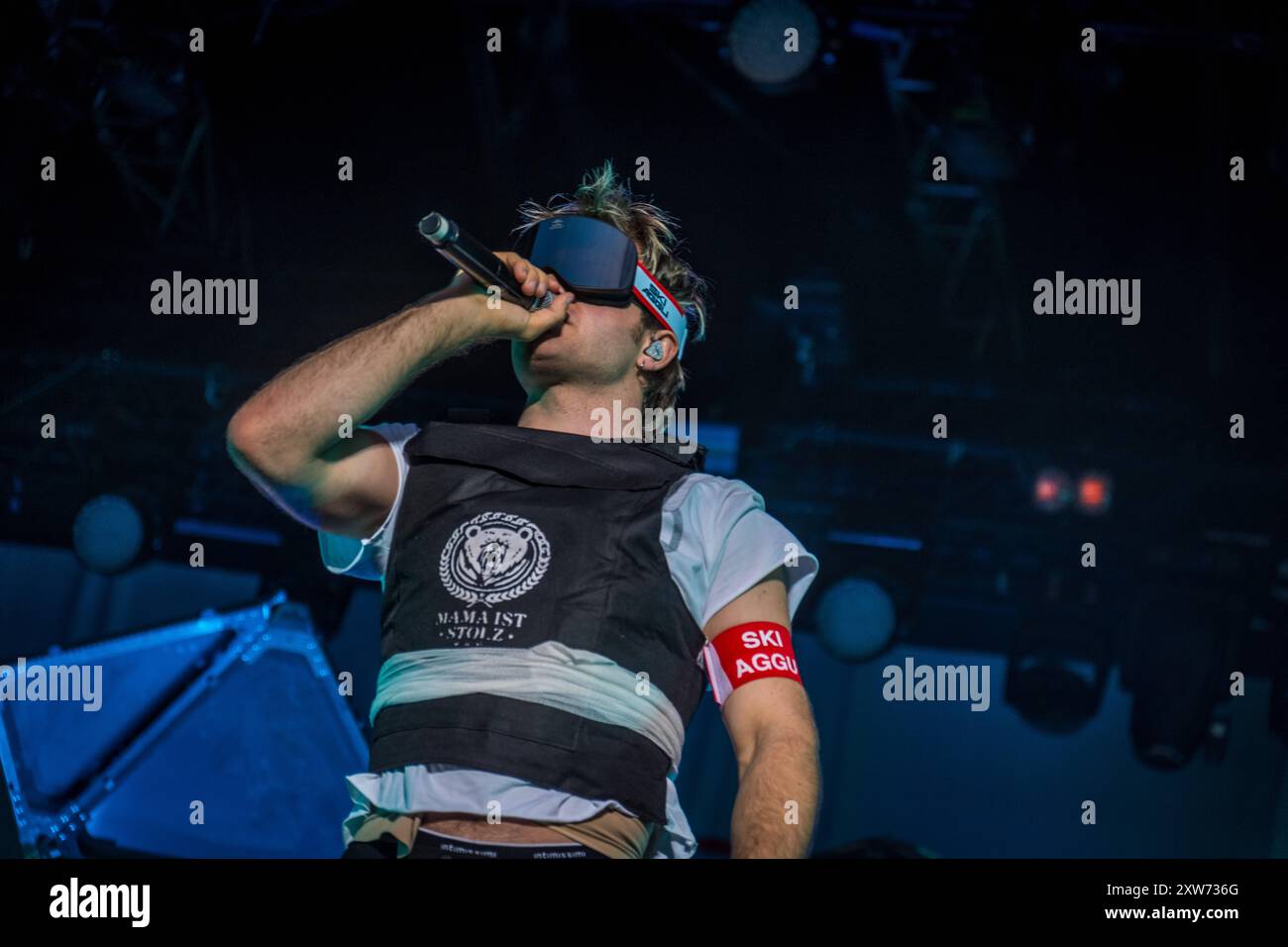 August Jean Diederich auf dem Highfield 2024, sein Konzert war wegen ...