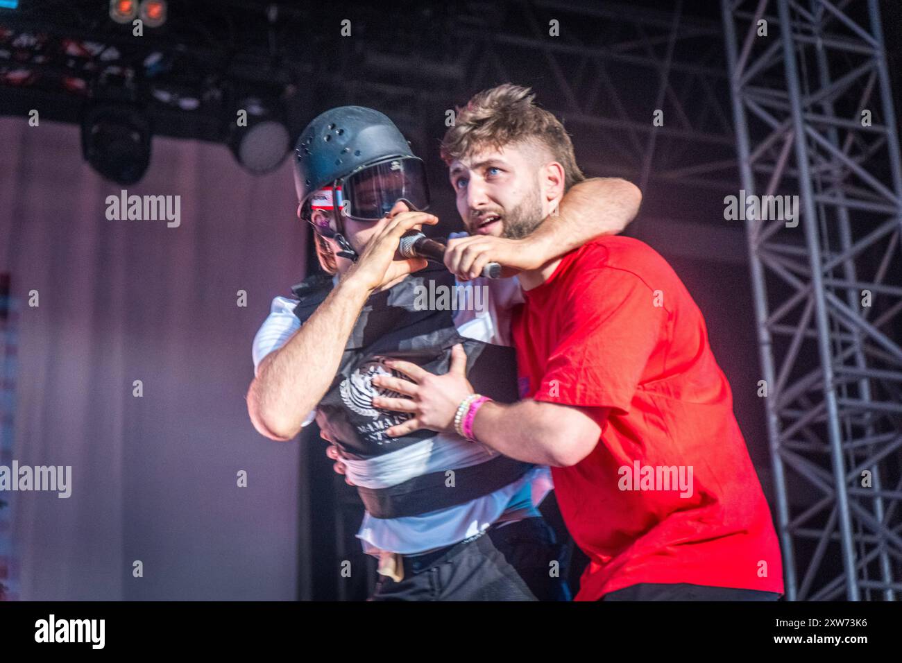 August Jean Diederich auf dem Highfield 2024, sein Konzert war wegen ...