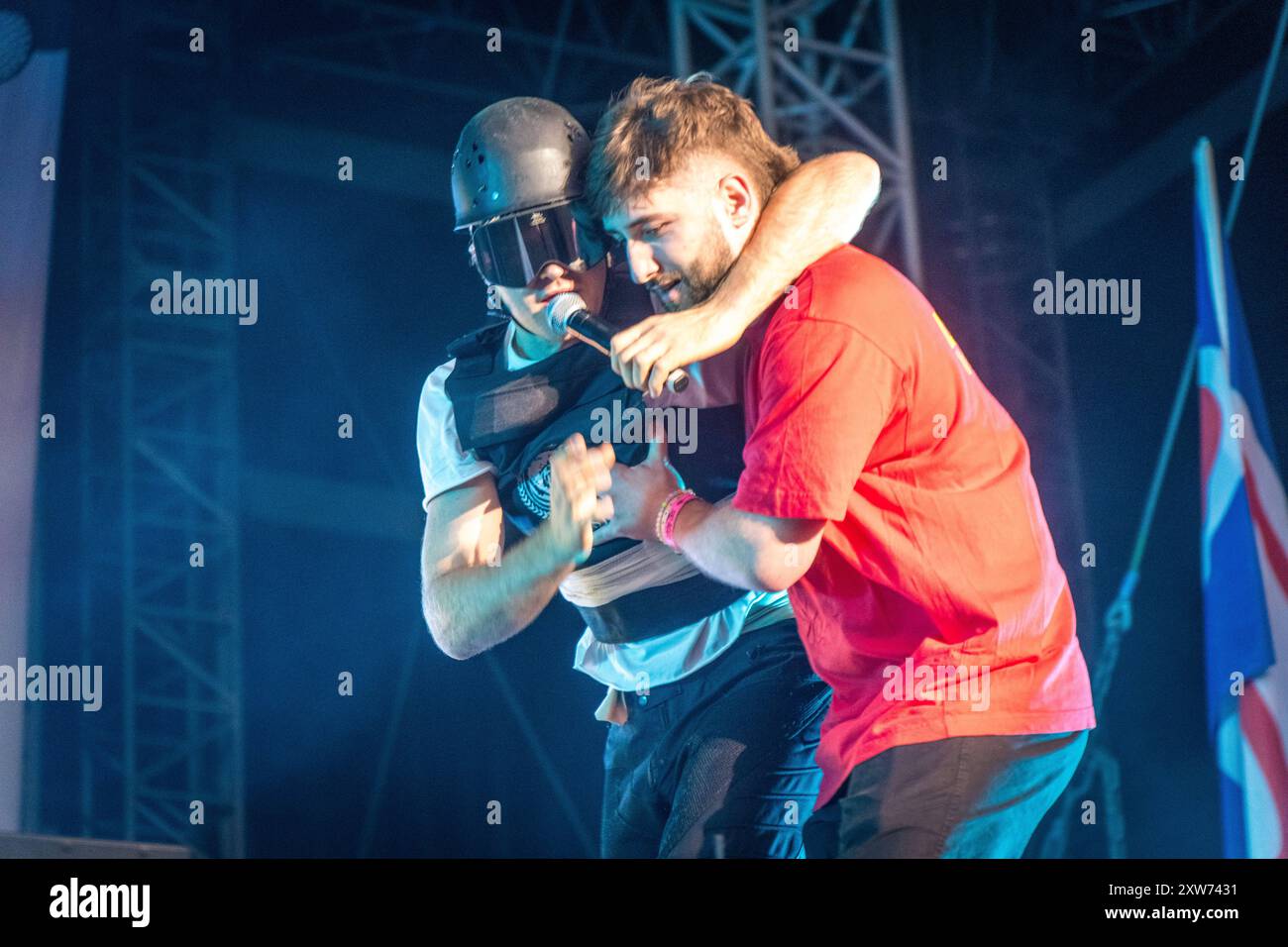 August Jean Diederich auf dem Highfield 2024, sein Konzert war wegen ...