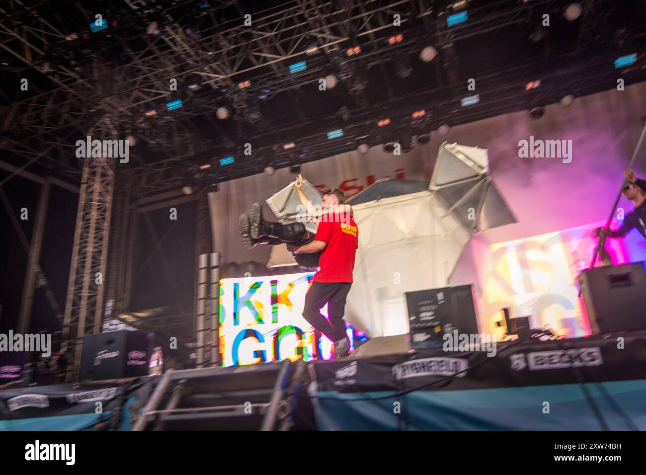 August Jean Diederich auf dem Highfield 2024, sein Konzert war wegen ...