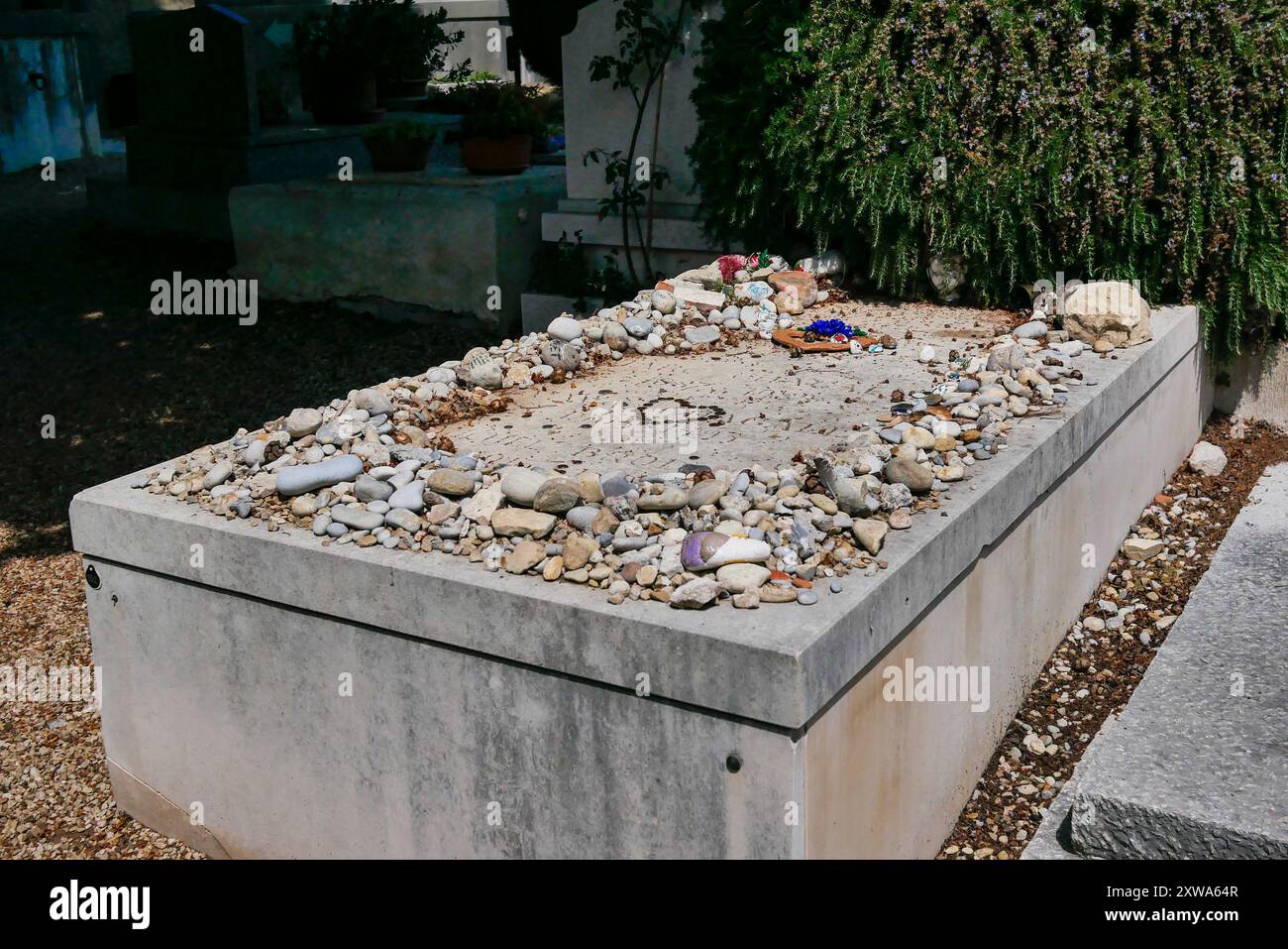 Saint Paul de Vence, Frankreich - 25. Mai 2022: Grab des berühmten ...