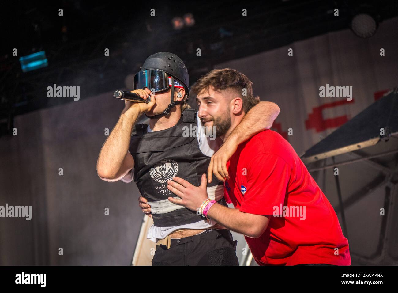 August Jean Diederich auf dem Highfield 2024, sein Konzert war wegen ...