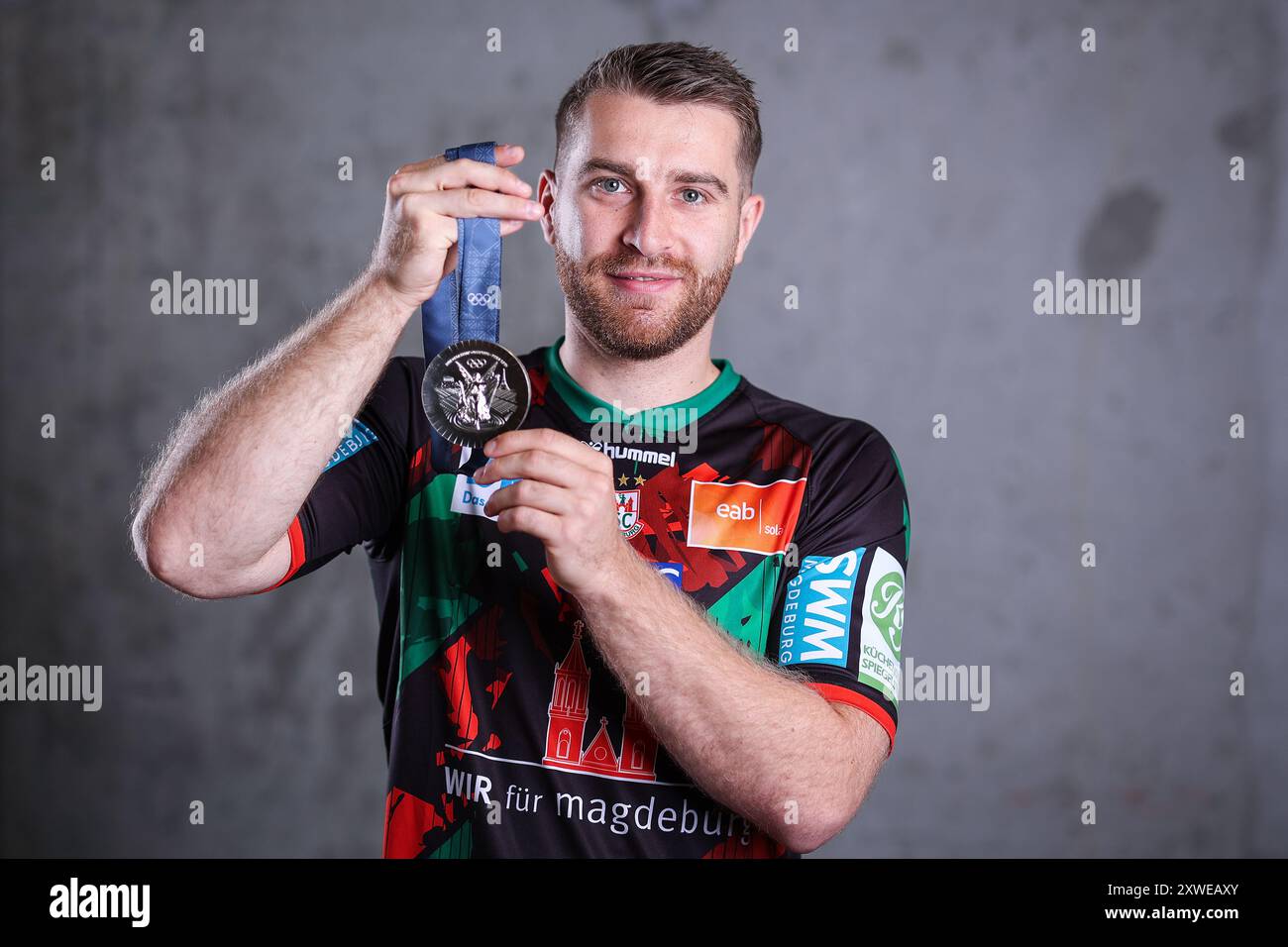Magdeburg, Deutschland. August 2024. Handball SC Magdeburg - Team ...
