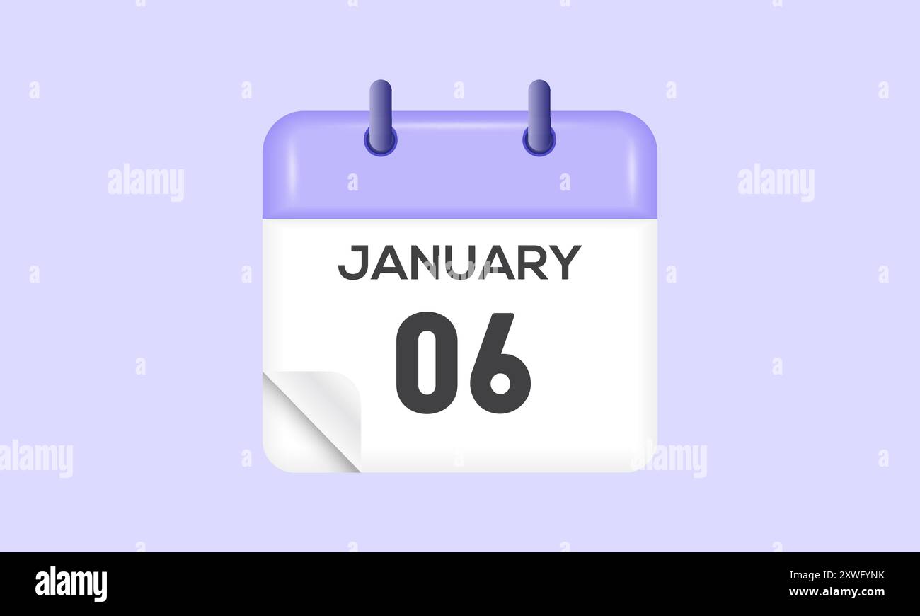6 januar symbol Stock-Vektorgrafiken kaufen - Alamy