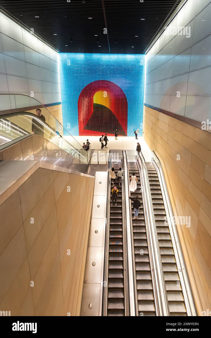 Sydney, Australien, Mittwoch, 21. August 2024. Gadigal Station, die diese Woche als Teil der ...