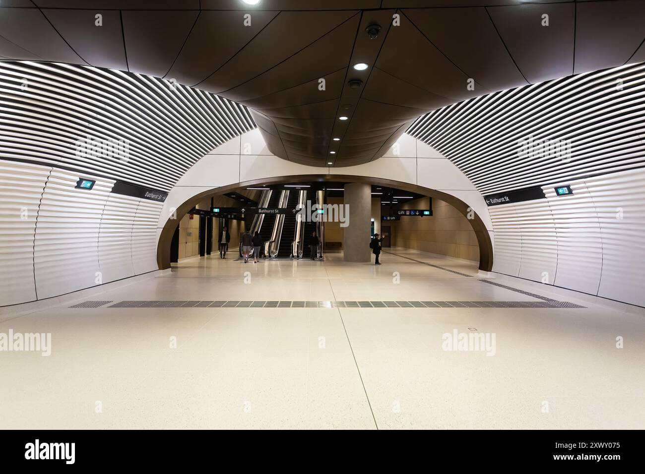 Sydney, Australien, Mittwoch, 21. August 2024. Gadigal Station, die diese Woche als Teil der ...