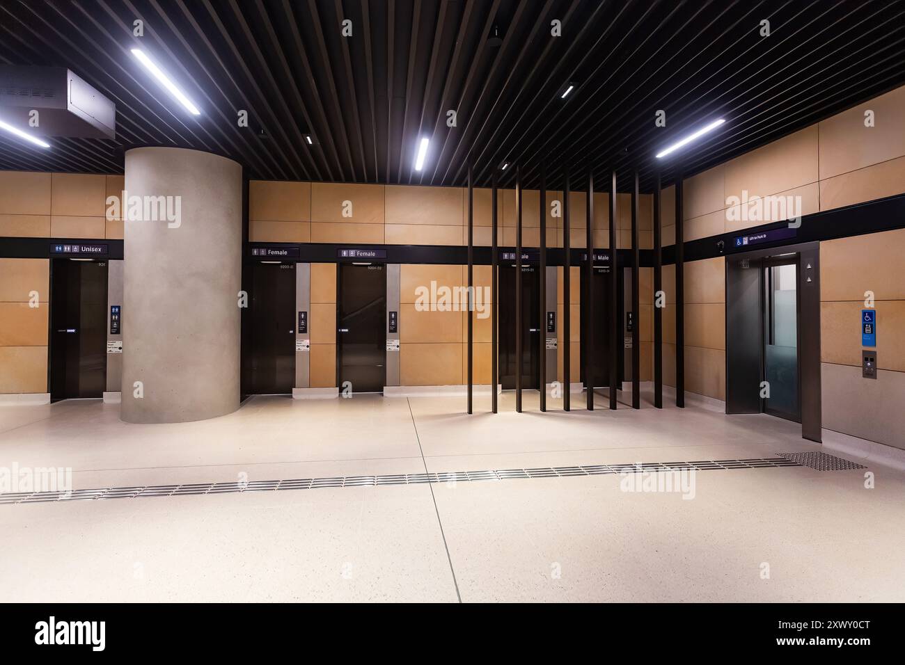 Sydney, Australien, Mittwoch, 21. August 2024. Gadigal Station, die diese Woche als Teil der ...