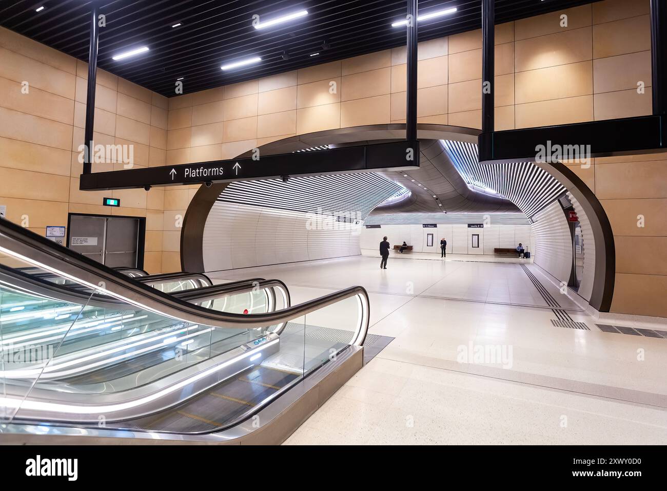 Sydney, Australien, Mittwoch, 21. August 2024. Gadigal Station, die diese Woche als Teil der ...