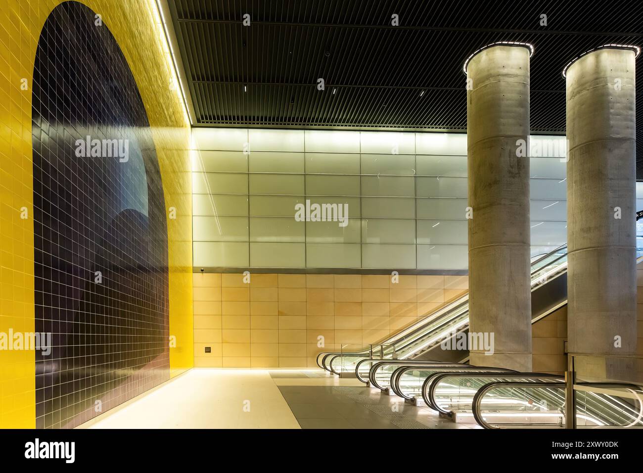 Sydney, Australien, Mittwoch, 21. August 2024. Gadigal Station, die diese Woche als Teil der ...