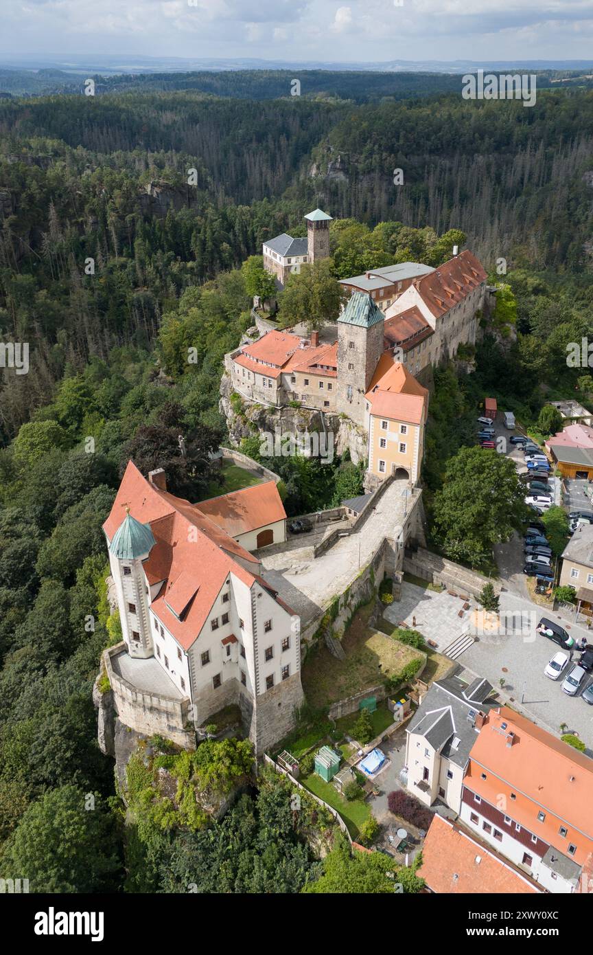 Hohnstein, Deutschland. August 2024. Der Nationalpark Sächsische ...
