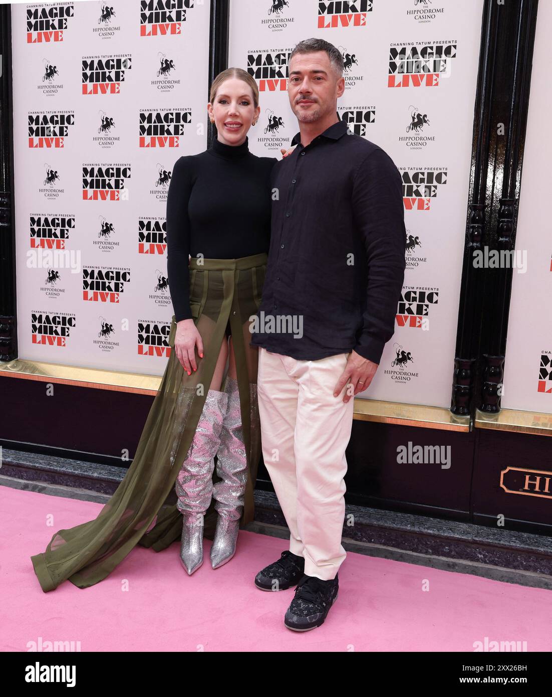 London, Großbritannien. Katherine Ryan und Bobby Kootstra bei einer ...