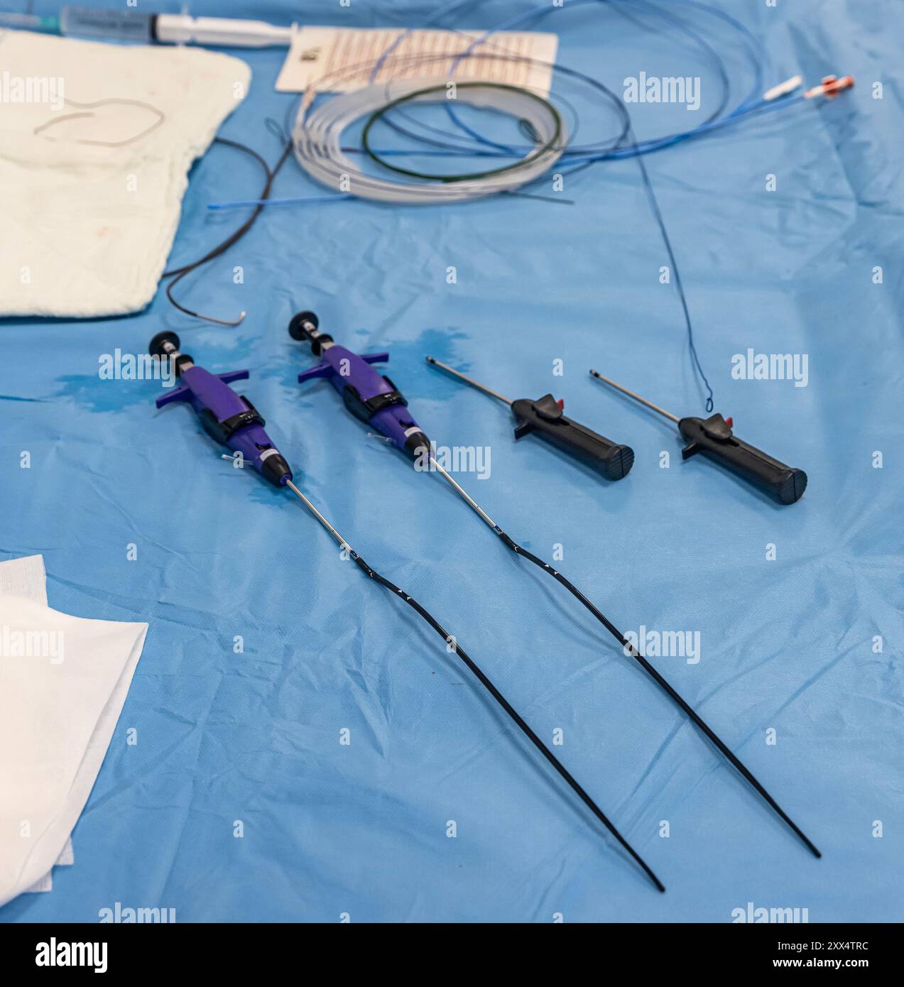 PTCA-Führungsdrähte. Stent und Katheter zur Implantation in Blutgefässe ...