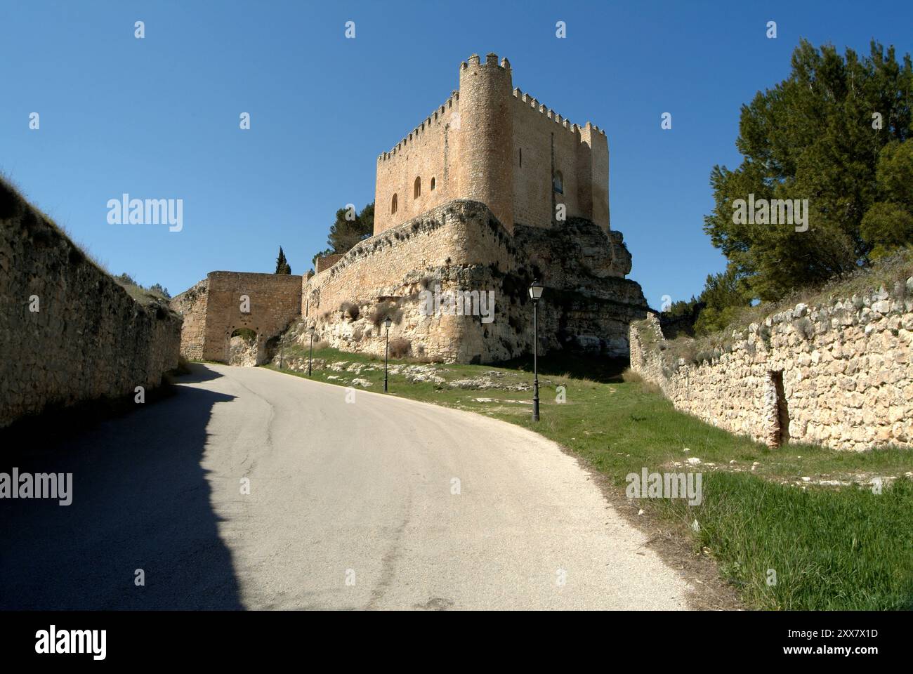 Burg Alarcón (Visigoth und muslimische Herkunft, 8. Cent, erobert und ...