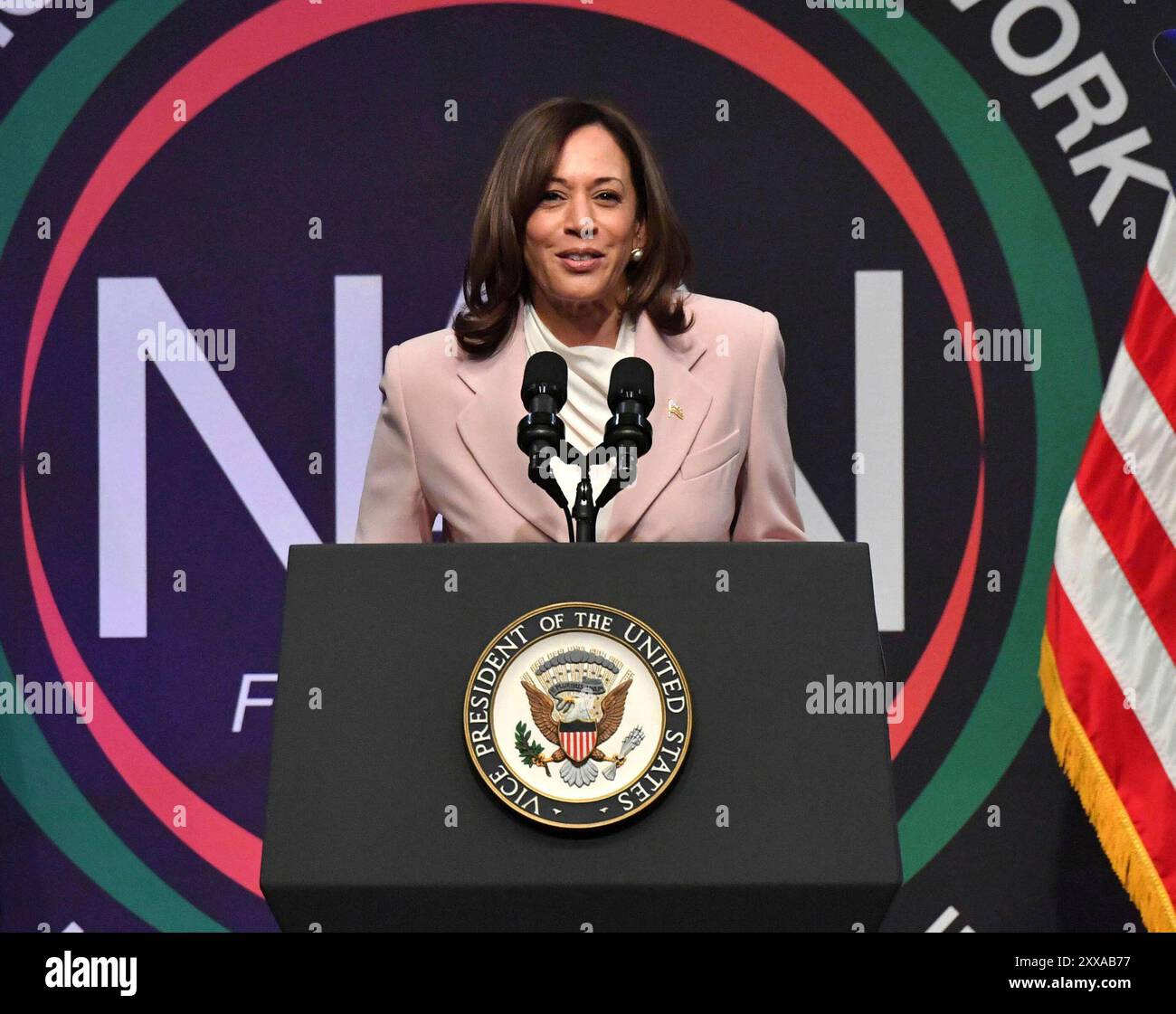 AUGUST 22nd 2024: Vice President Kamala Harris formally accepts the ...