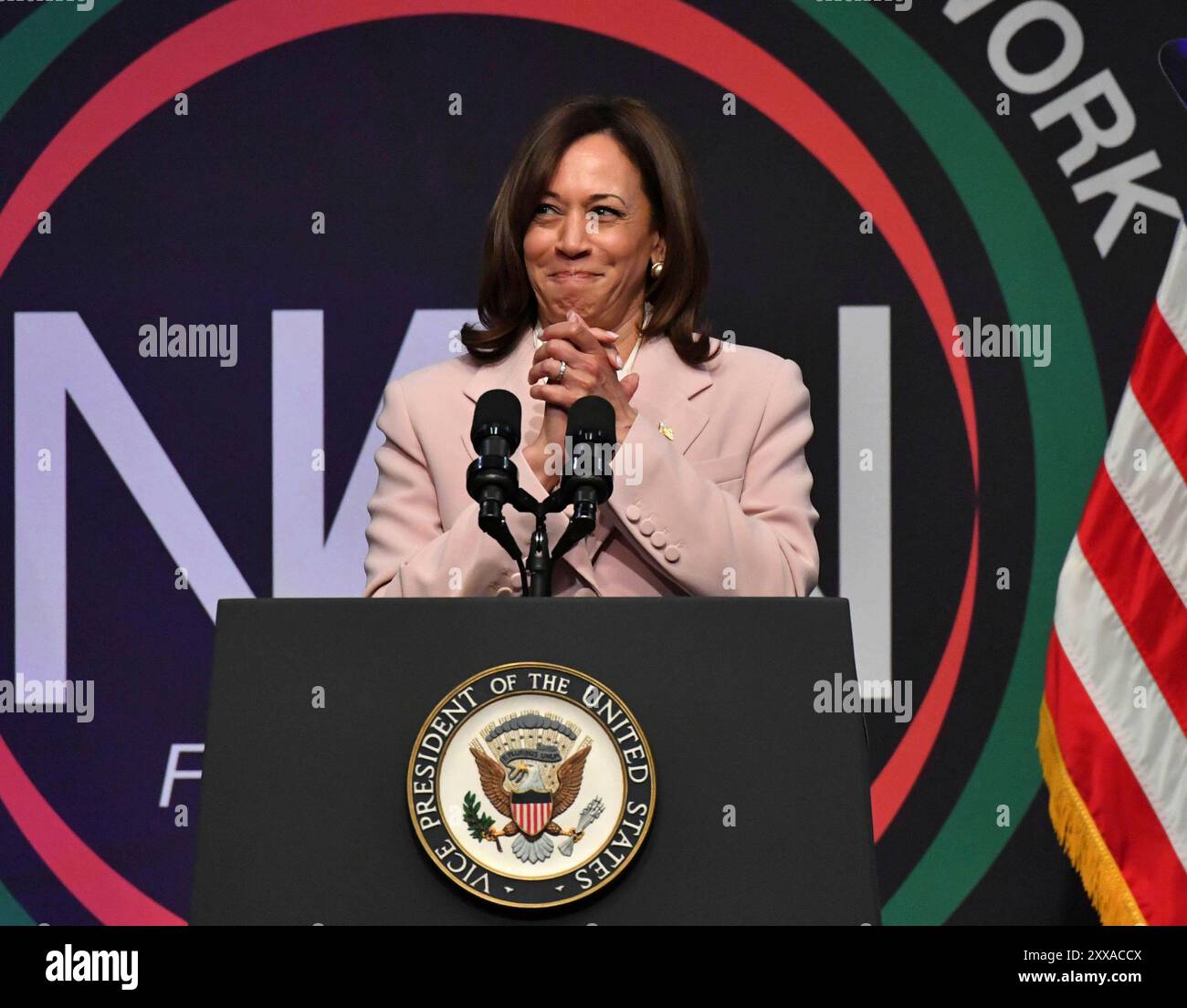 AUGUST 22nd 2024: Vice President Kamala Harris formally accepts the ...