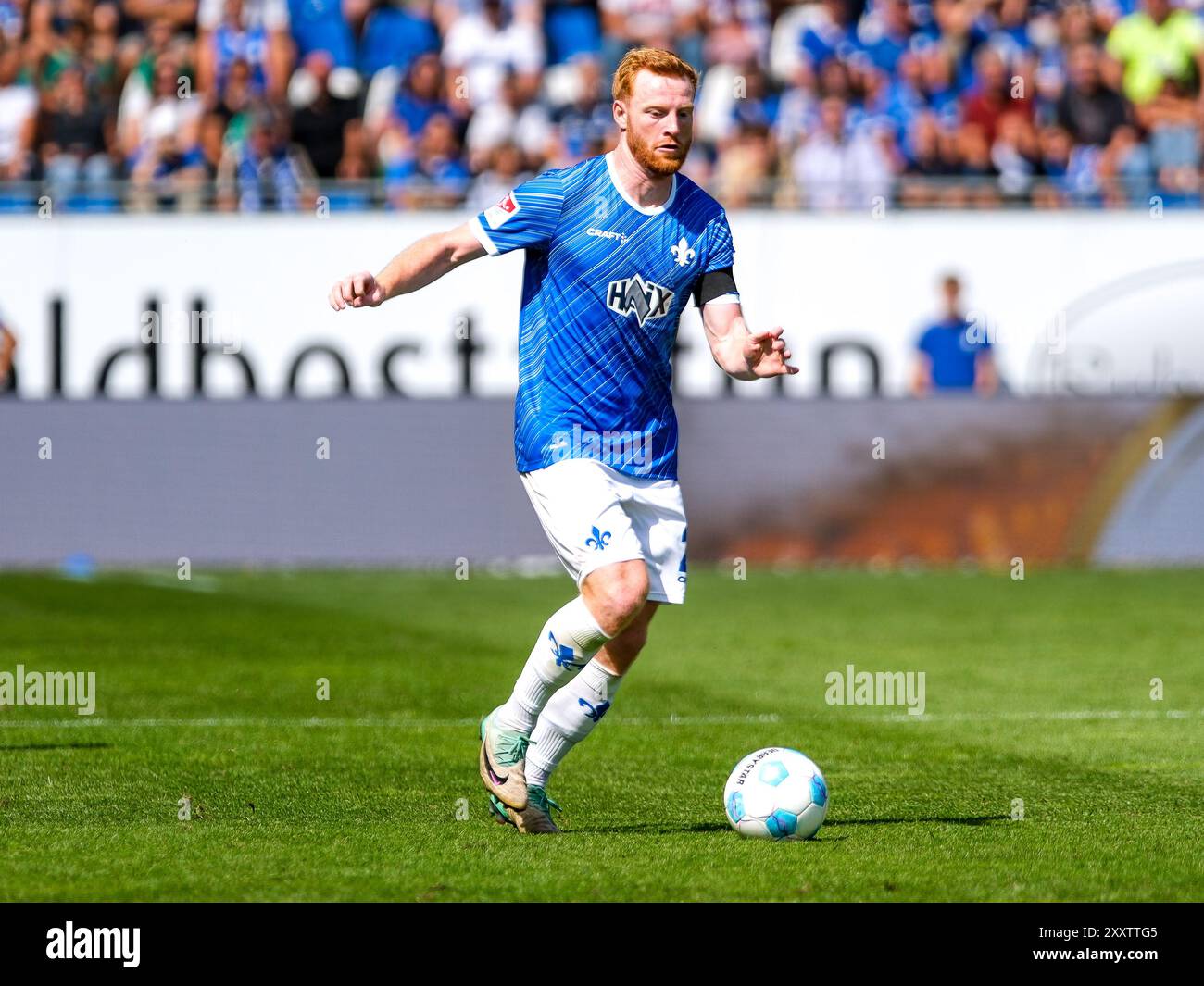 Paul will (SV Darmstadt 98, #28) am Ball, GER, SV Darmstadt 98 vs. 1 ...