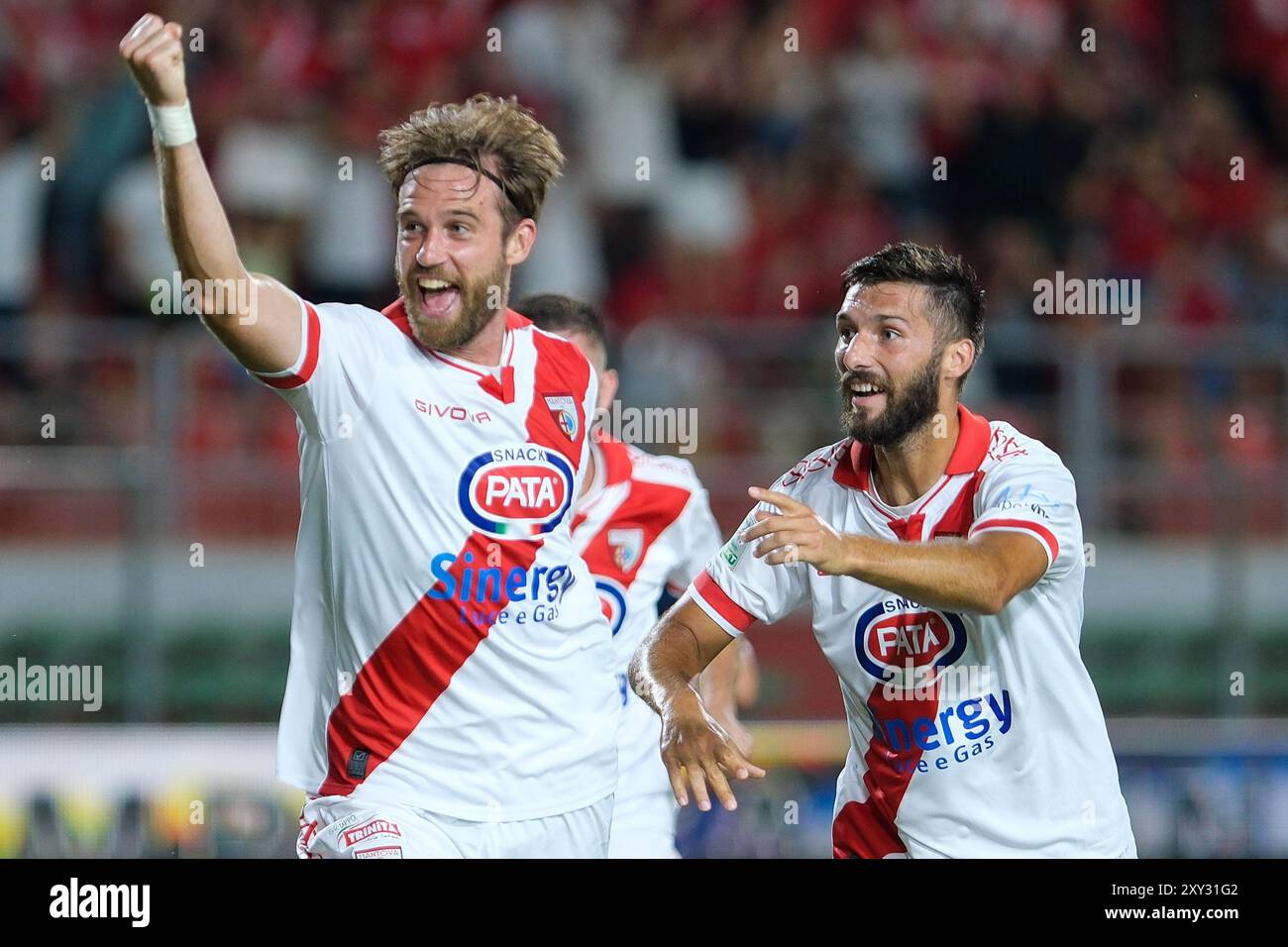 Matteo Solini von Mantova 1911 und Leonardo Mancuso von Mantova 1911 ...