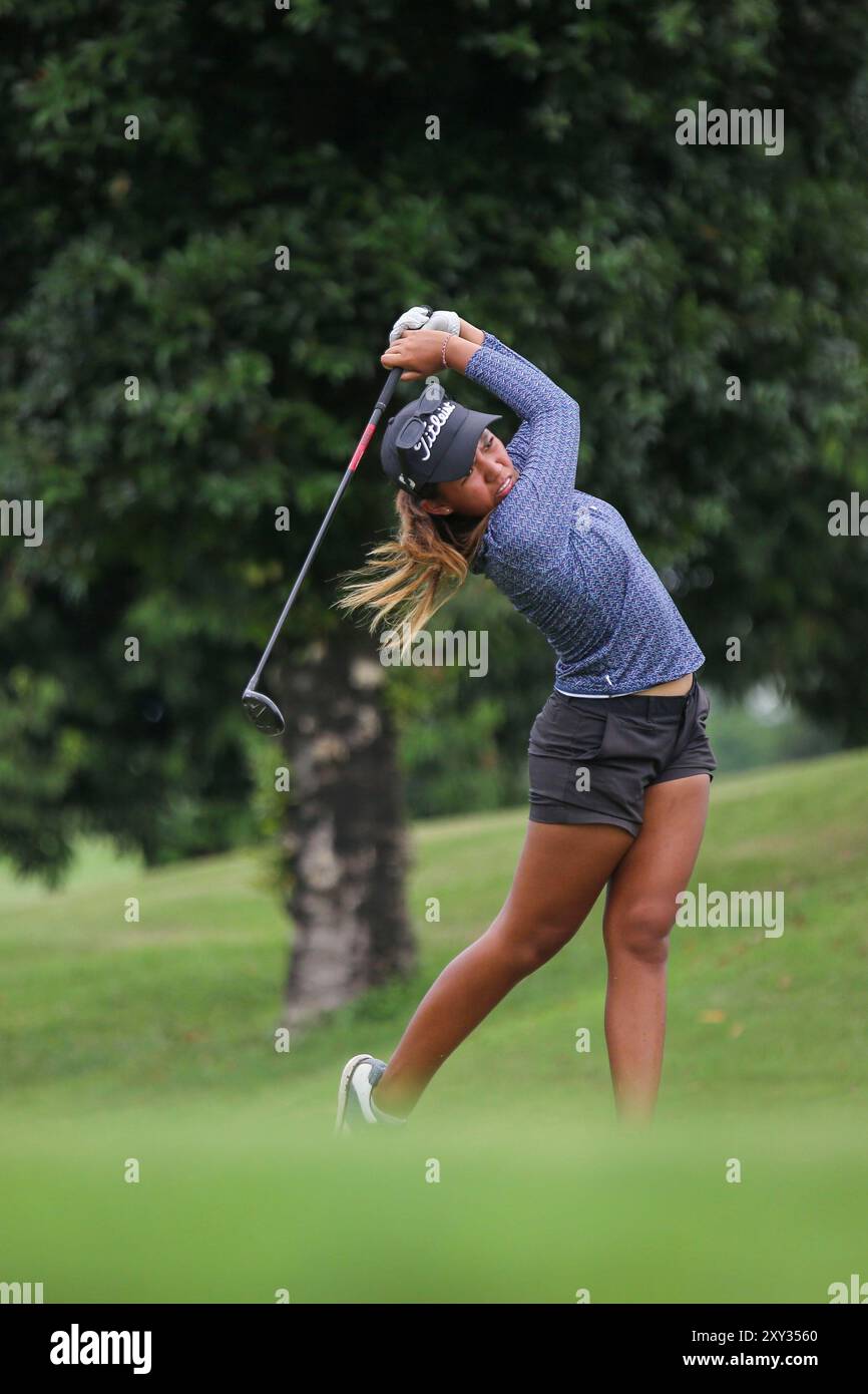 Kuala Lumpur, Malaysia. August 2024. Kristina Natalia Yoko schießt am ...