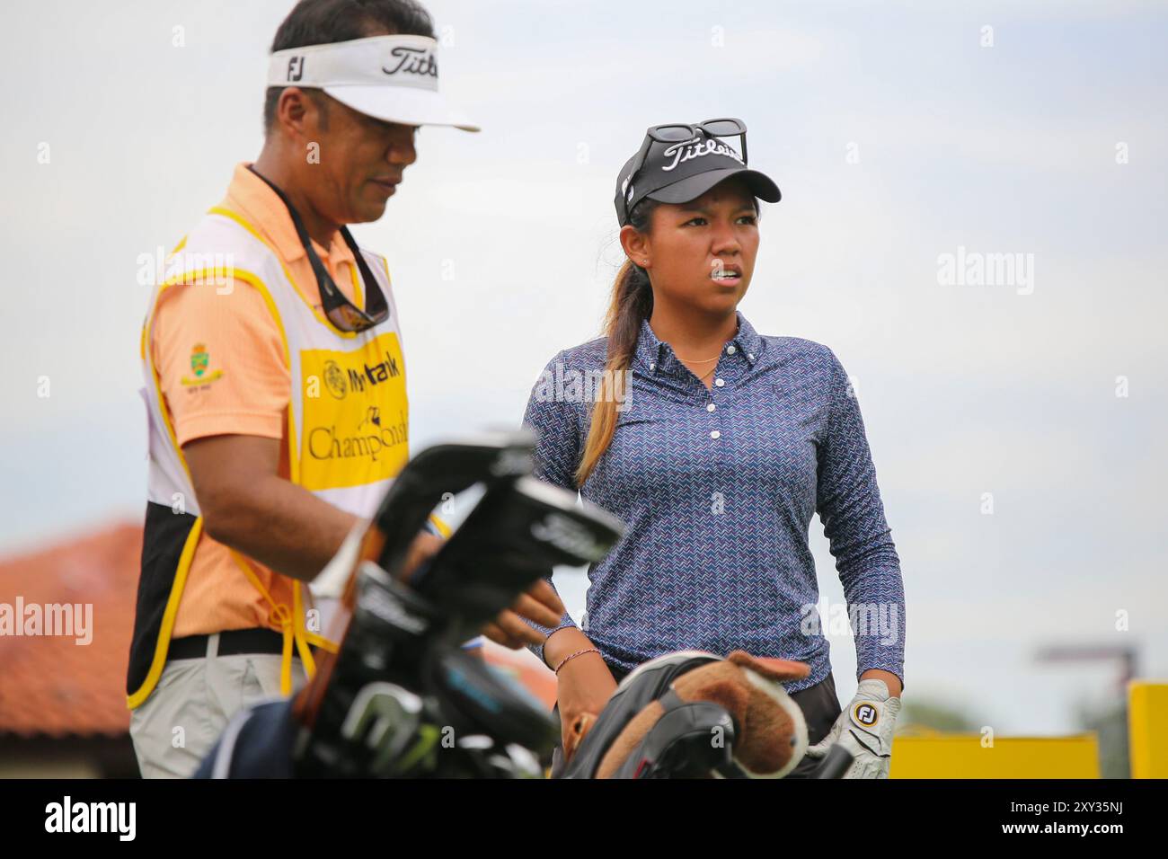 Kuala Lumpur, Malaysia. August 2024. Kristina Natalia Yoko sah mit ...