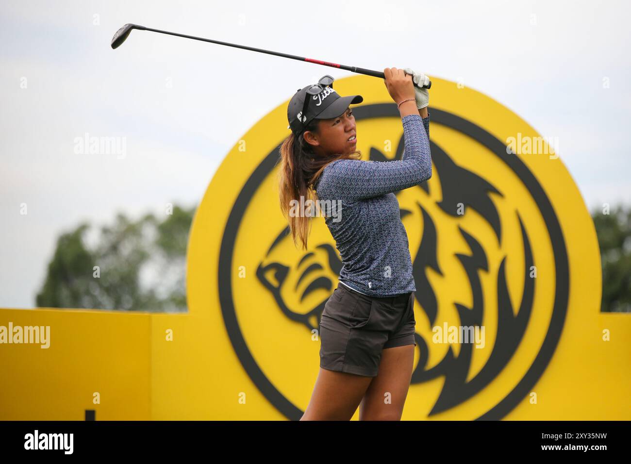 Kuala Lumpur, Malaysia. August 2024. Kristina Natalia Yoko schießt am ...