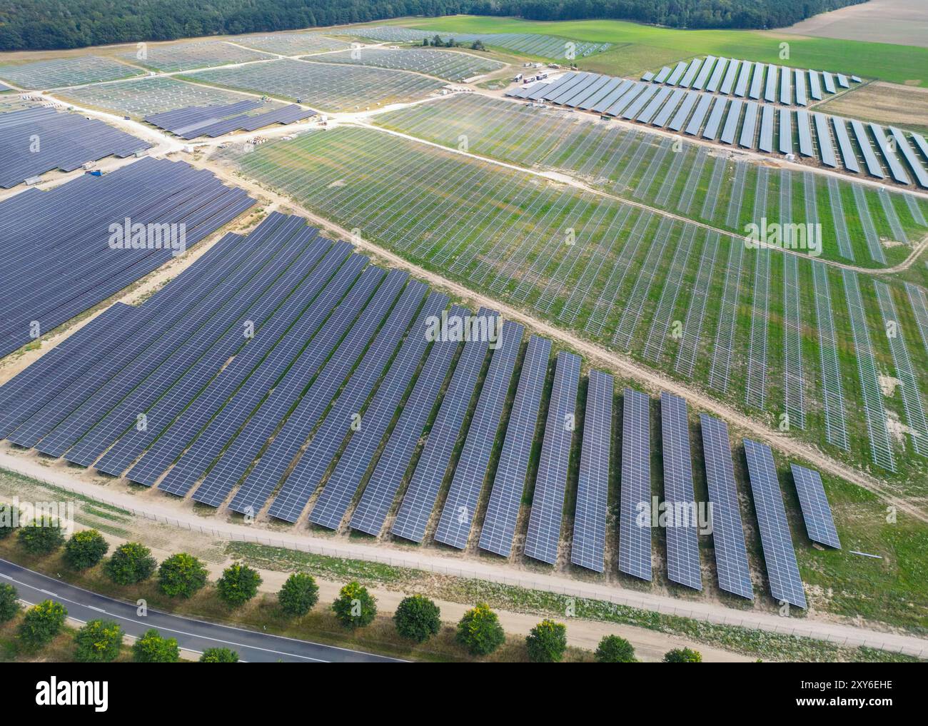 Petershagen, Deutschland. August 2024. Eine im Bau befindliche ...