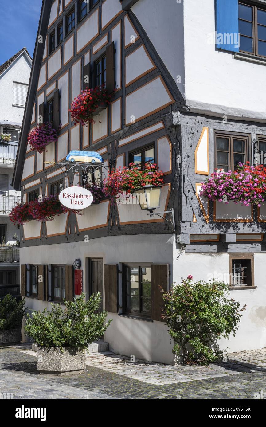 Historisches Fachwerkhaus in der Ulmer Altstadt, Kaessbohrer Haus im ...