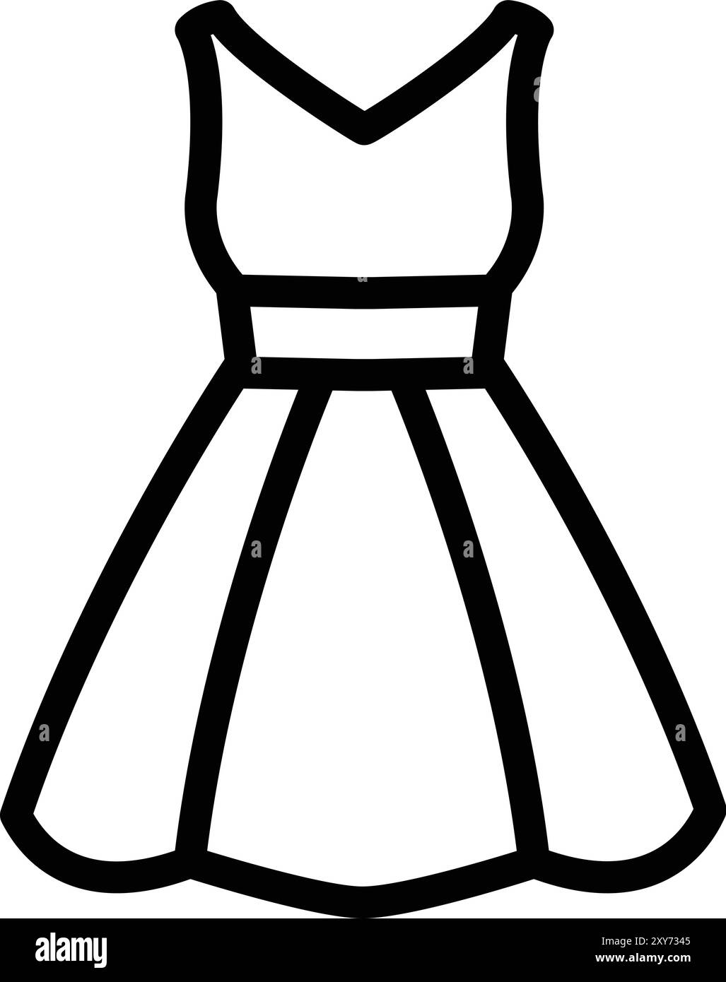 Kleid symbol vektor -Fotos und -Bildmaterial in hoher Auflösung – Alamy