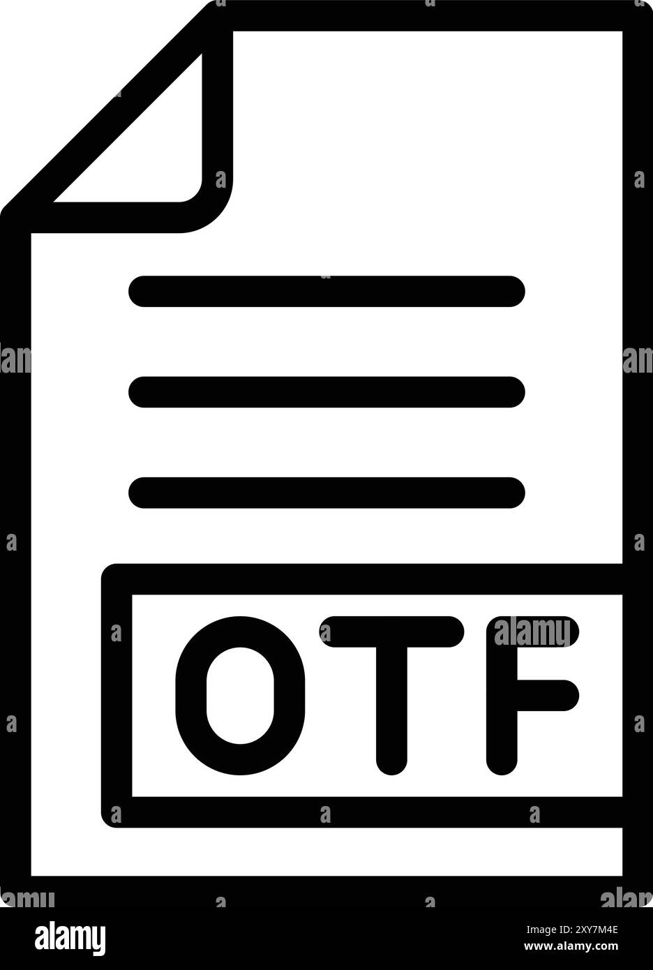 Otf logo Stock-Vektorgrafiken kaufen - Alamy