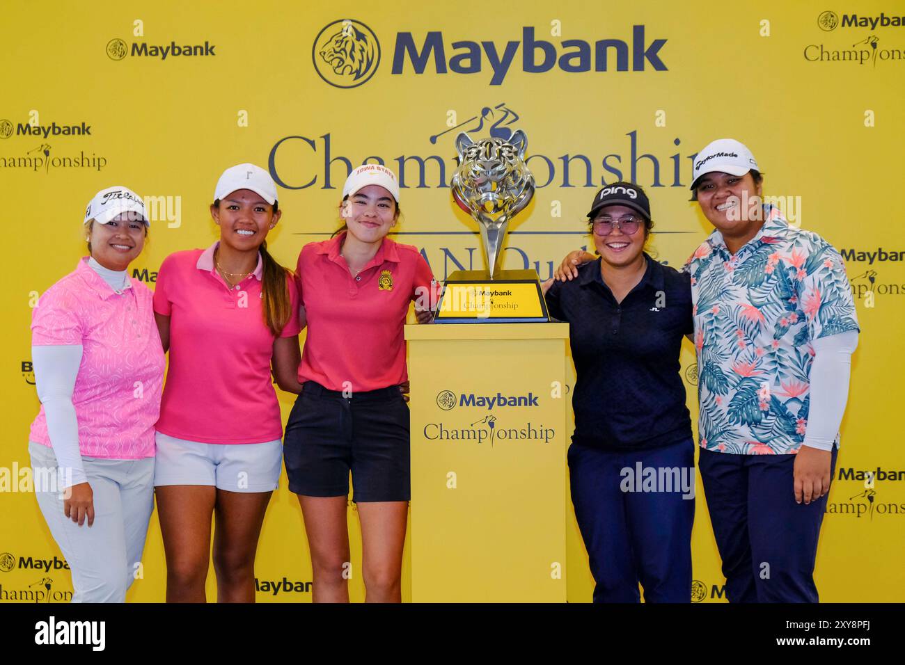 Kuala Lumpur, Malaysia. August 2024. (L-R) nur Durriyah Damian, Kristina Natalia Yoko, Liyana ...