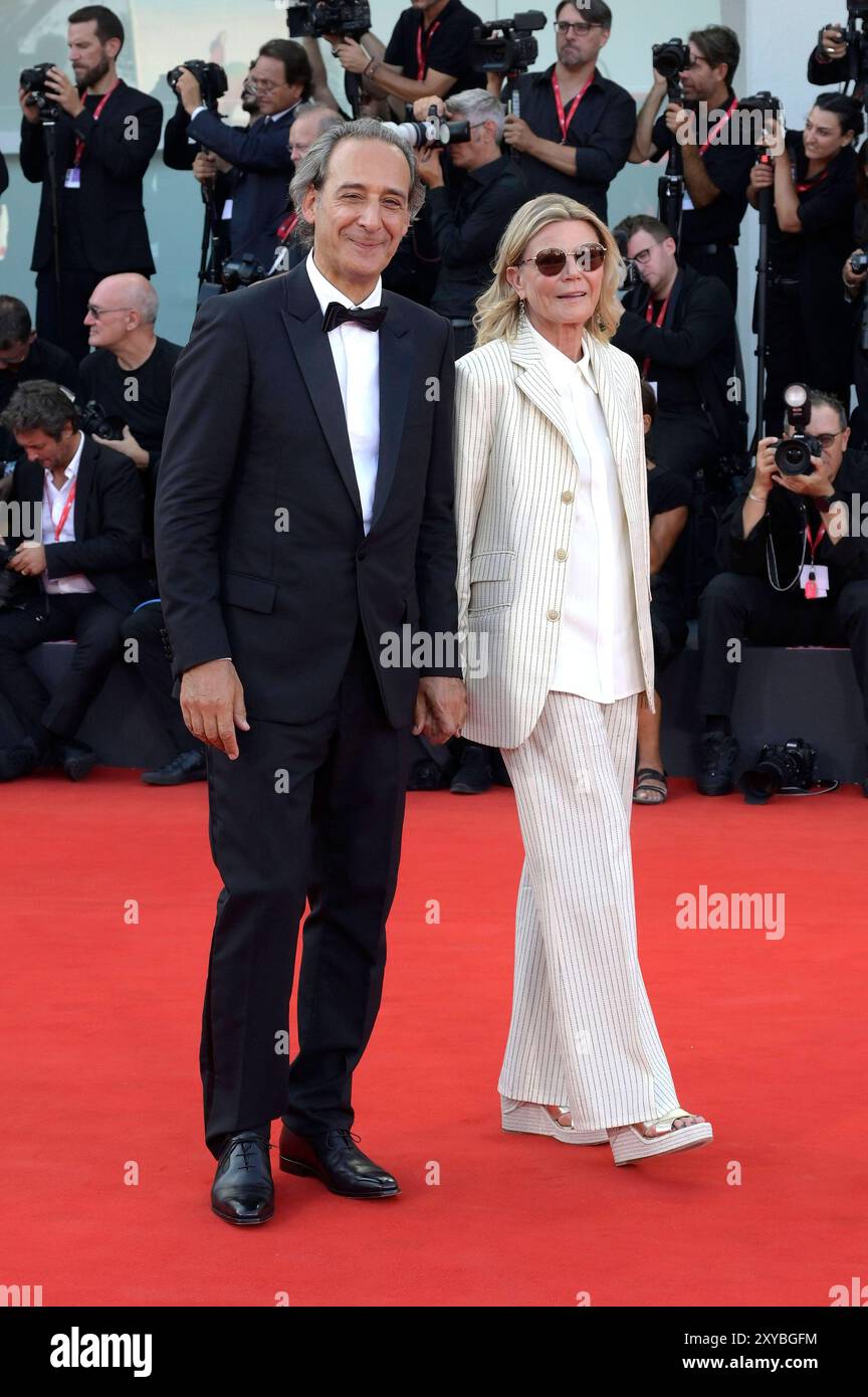 Alexandre Desplat mit Ehefrau Dominique Lemonnier bei der ...