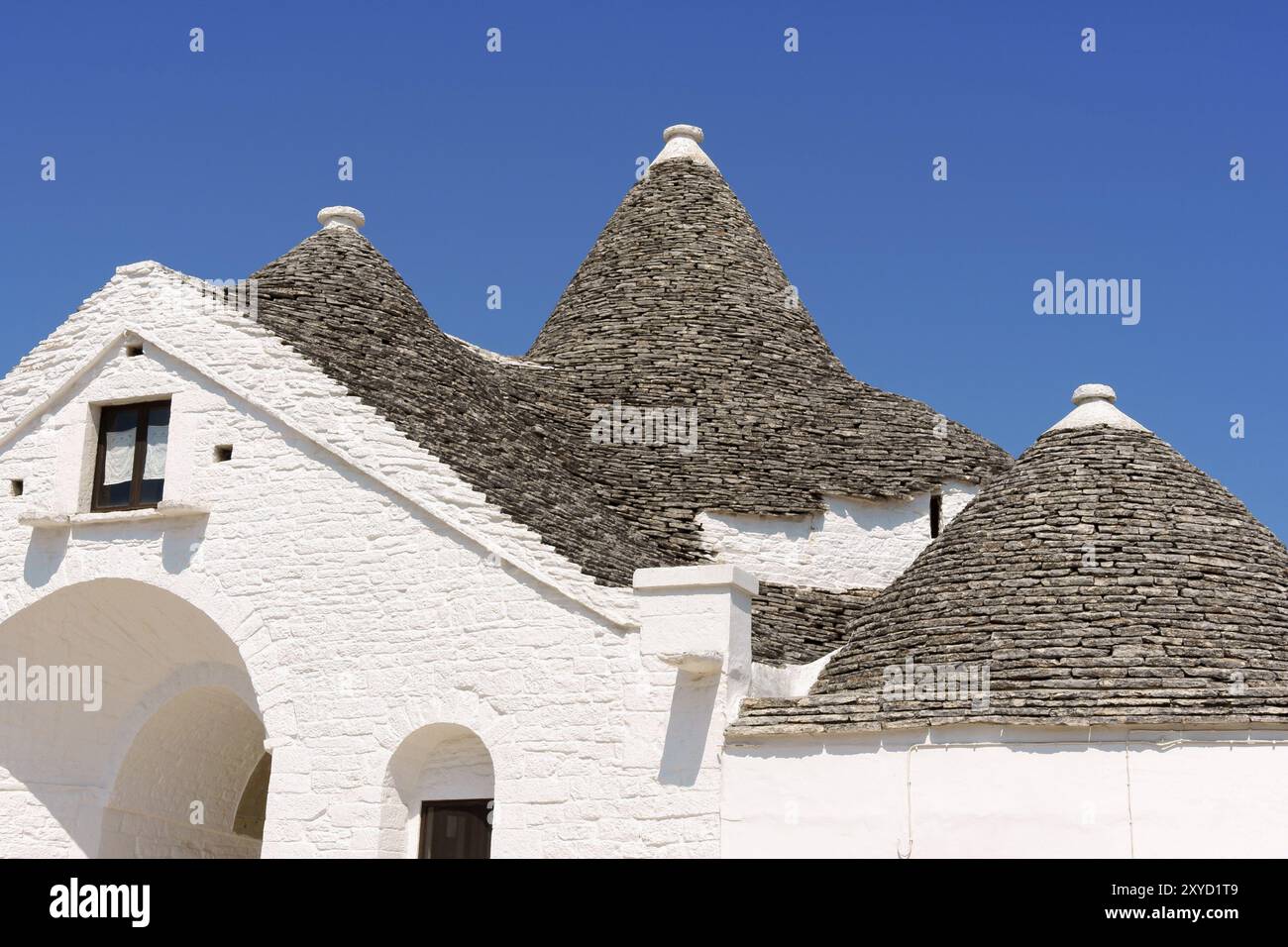 Trullo Sovrano in Alberobello, Apulien, Italien. Das einzige Trulli ...