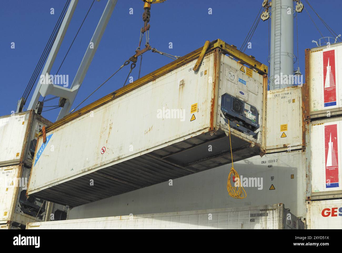 Container entladung -Fotos und -Bildmaterial in hoher Auflösung – Alamy