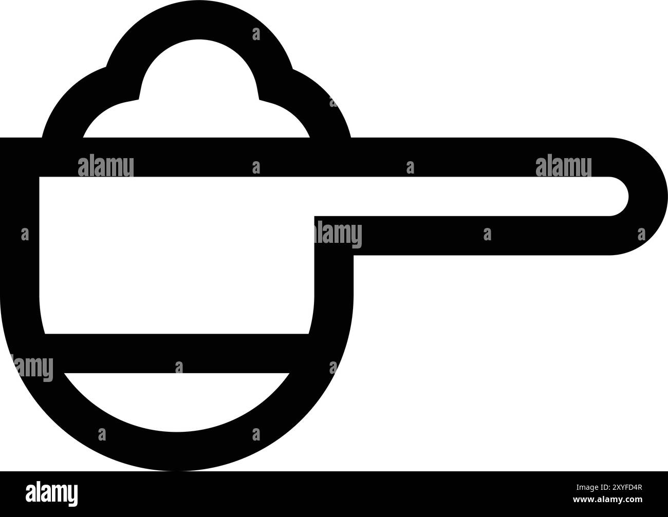 Illustration Des Symbols „Scoop Vector“ Stock-Vektorgrafik - Alamy