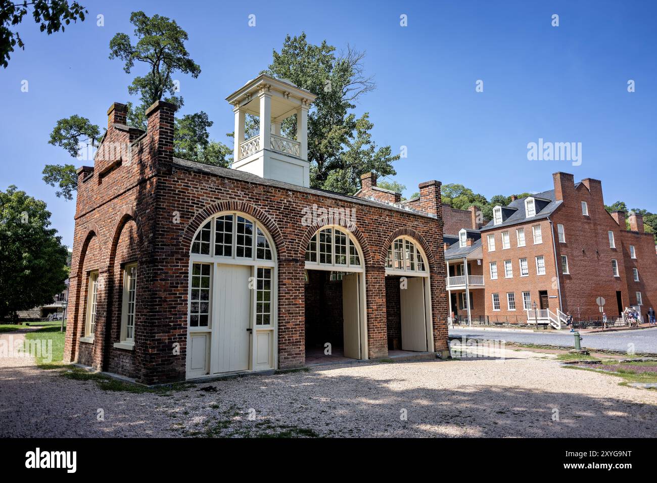 HARPERS FERRY, West Virginia – John Brown's Fort, das ehemalige ...
