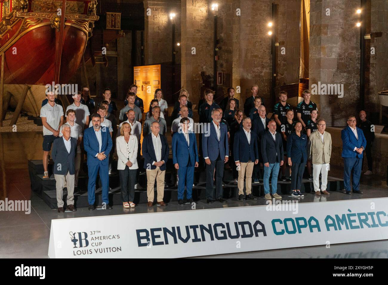 Institutionelle Einweihung des 37. America's Cup in Barcelona in ...