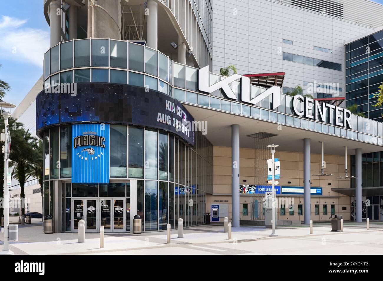 Das Kia Center, ehemals Amway Center, ist eine Mehrzweckarena im ...