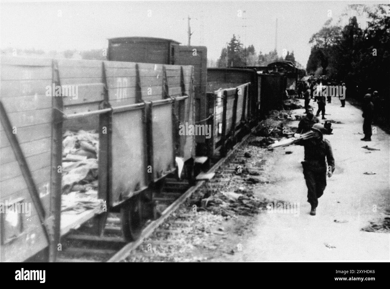 Der Todeszug Dachau bestand aus fast vierzig Triebwagen mit 5000 ...