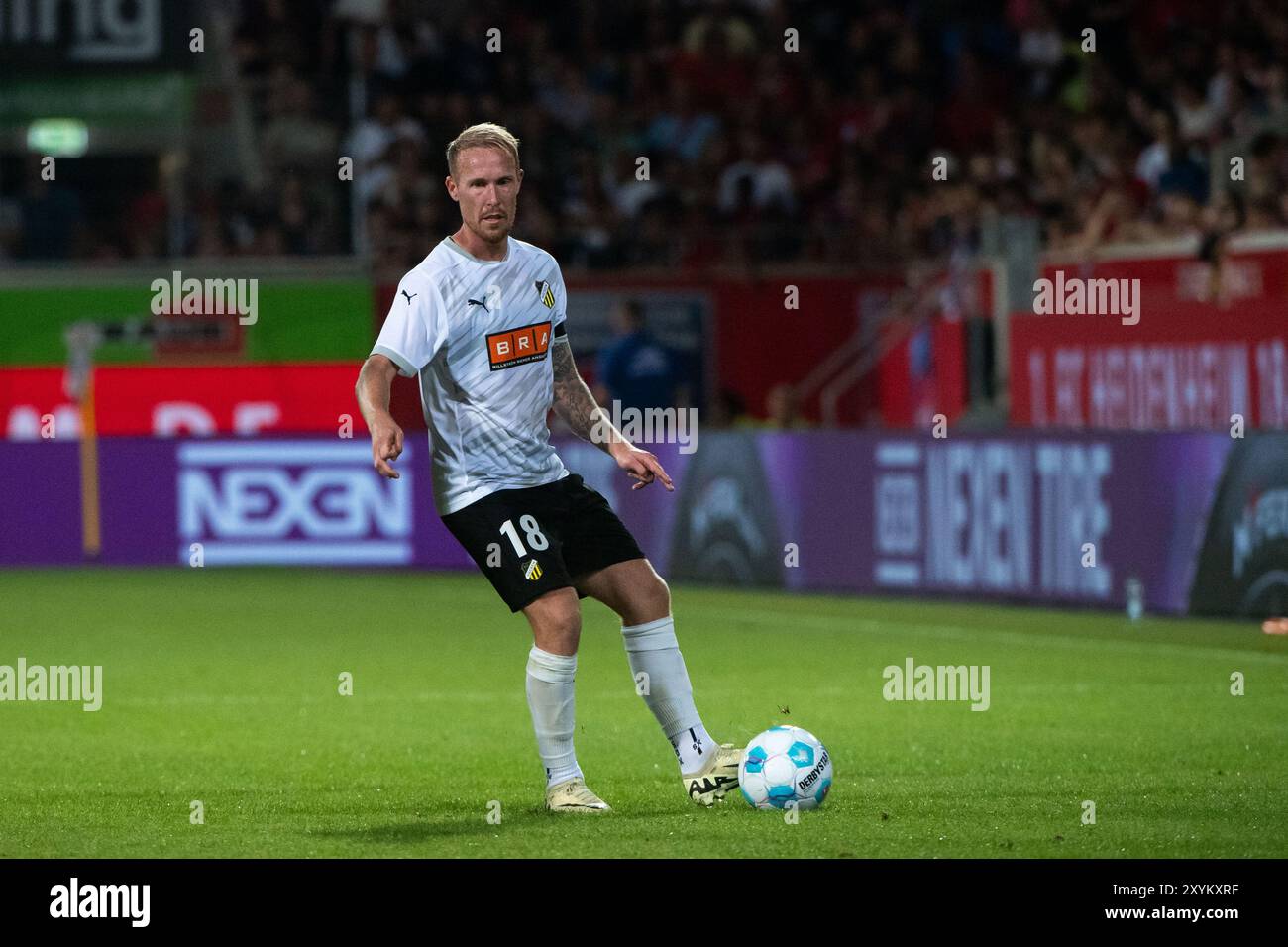 Mikkel Rygaard (BK Haecken, #18) am Ball, GER, FC Heidenheim vs. BK ...
