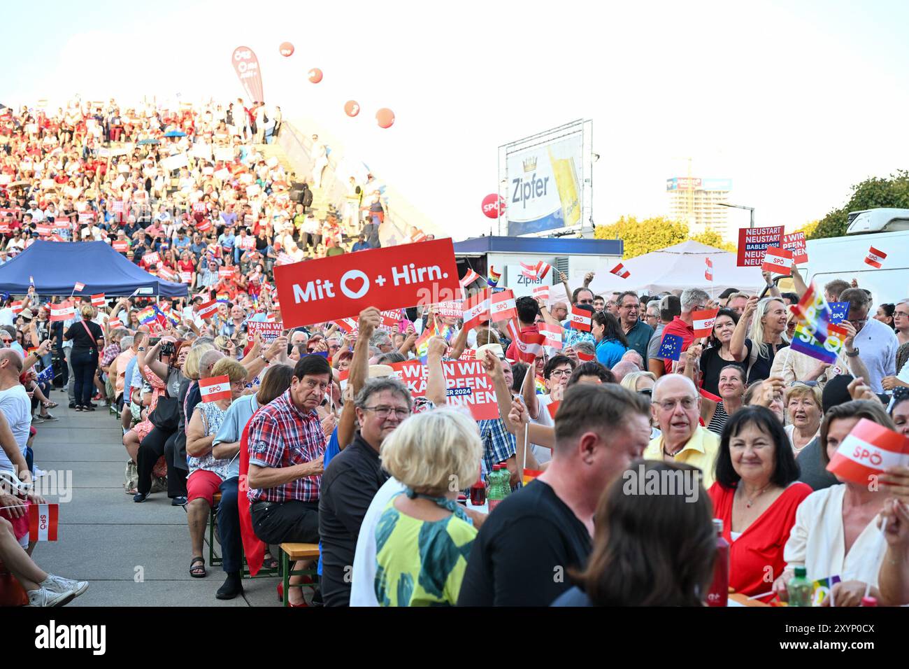 Linz, Österreich. August 2024. LINZ, ÖSTERREICH - 29. AUGUST ...