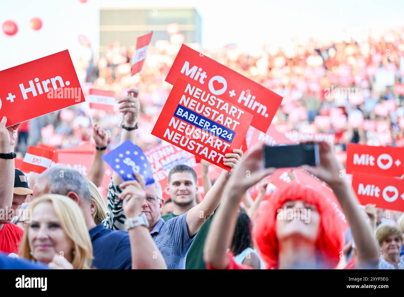 Linz, Österreich. August 2024. LINZ, ÖSTERREICH - 29. AUGUST ...