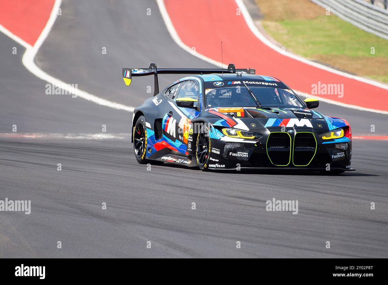 31. August 2024: Ahmad Al Harthy (46) BMW M4 LMGT3 (Fahrer 1) mit Team ...