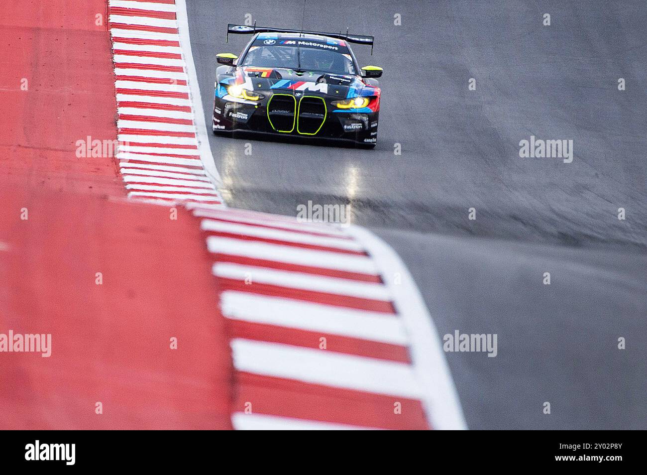 31. August 2024: Ahmad Al Harthy (46) BMW M4 LMGT3 (Fahrer 1) mit Team ...