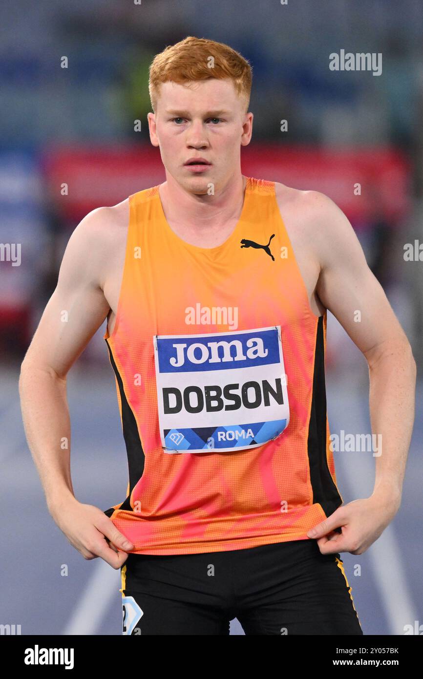 Charles DOBSON (GBR) tritt 400 am 30. August 2024 im Olympiastadion in ...