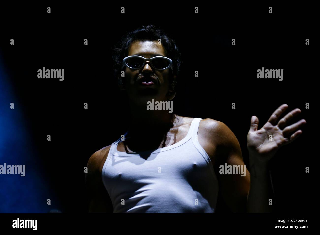 Mahmood (Alessandro Mahmoud) tritt beim HEUTIGEN Festival 2024 am 31 ...