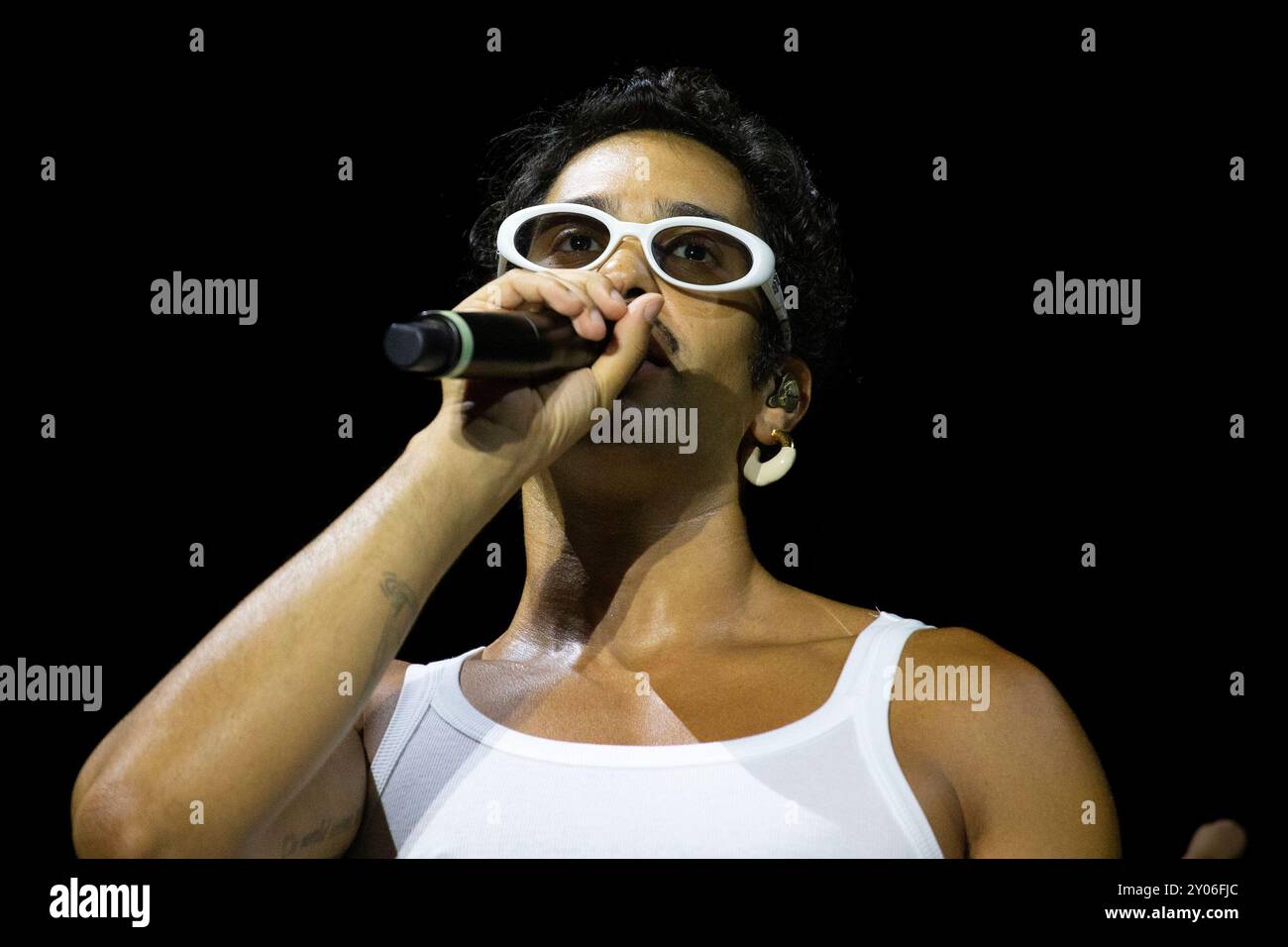 Mahmood (Alessandro Mahmoud) tritt beim HEUTIGEN Festival 2024 am 31 ...