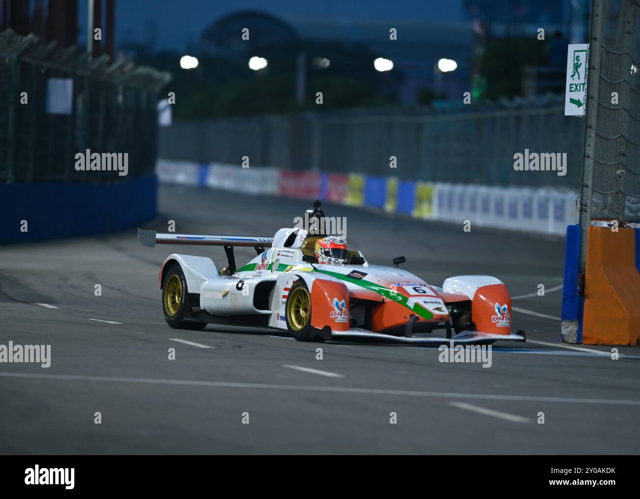 Chennai, INDIEN. September 2024. Die F4-Rennwagen sind in Rennen 2 der ...