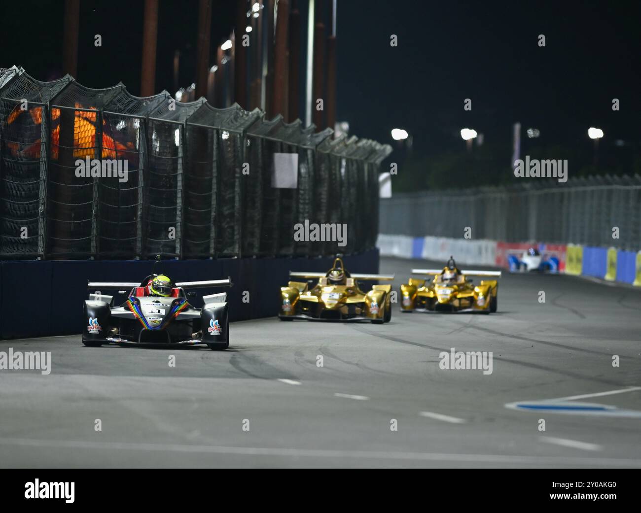 Chennai, INDIEN. September 2024. Die F4-Rennwagen sind in Rennen 2 der ...