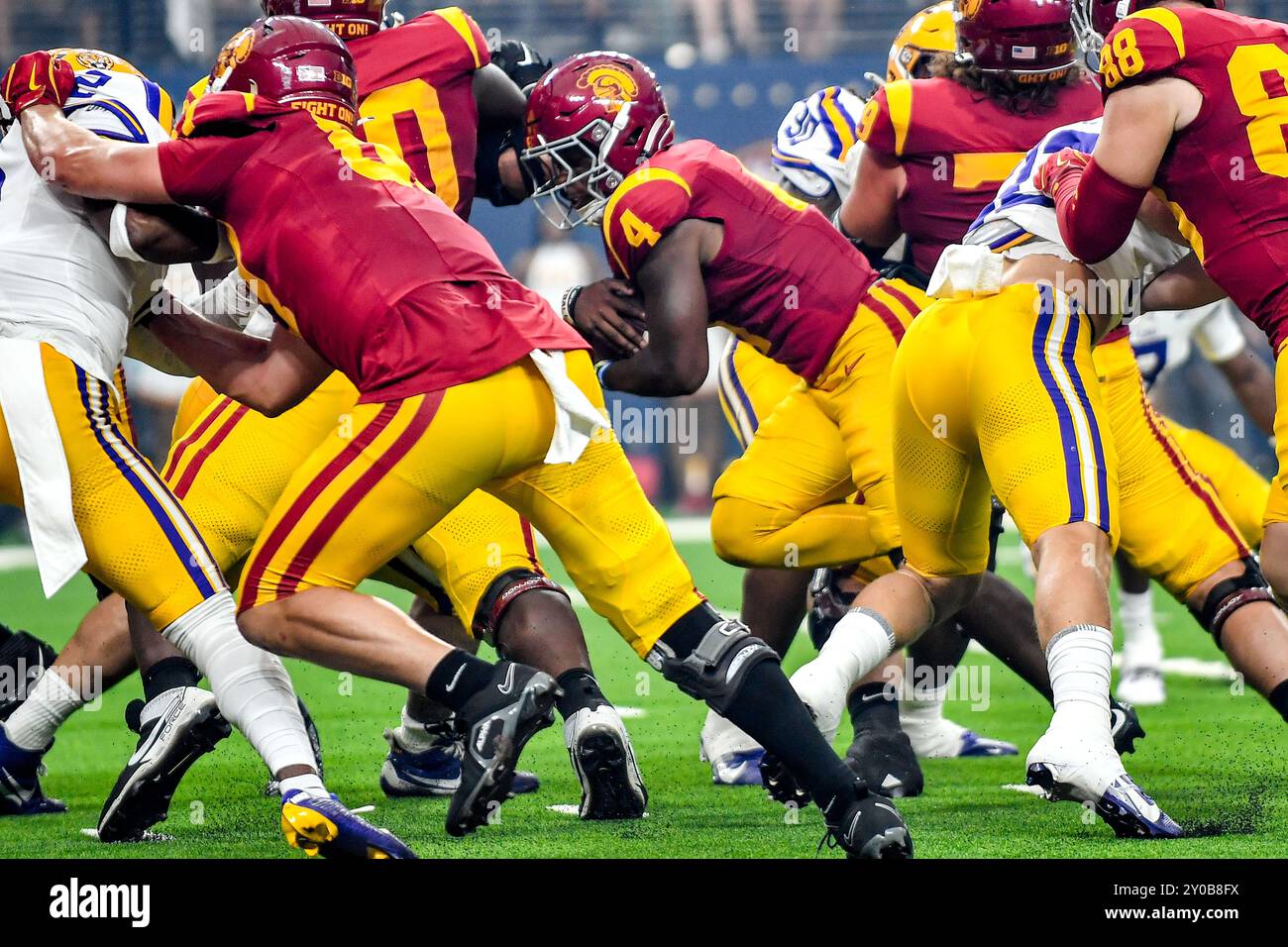 Las Vegas. September 2024. Im zweiten Quartal des NCAA Football-Spiels ...