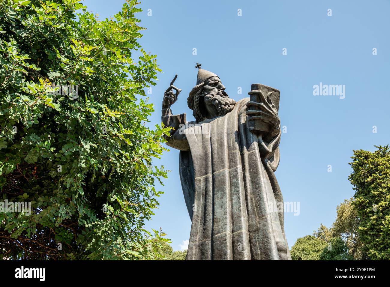 Statue des Bischofs Grgur Ninski (Gregor von Nin), mittelalterlicher ...