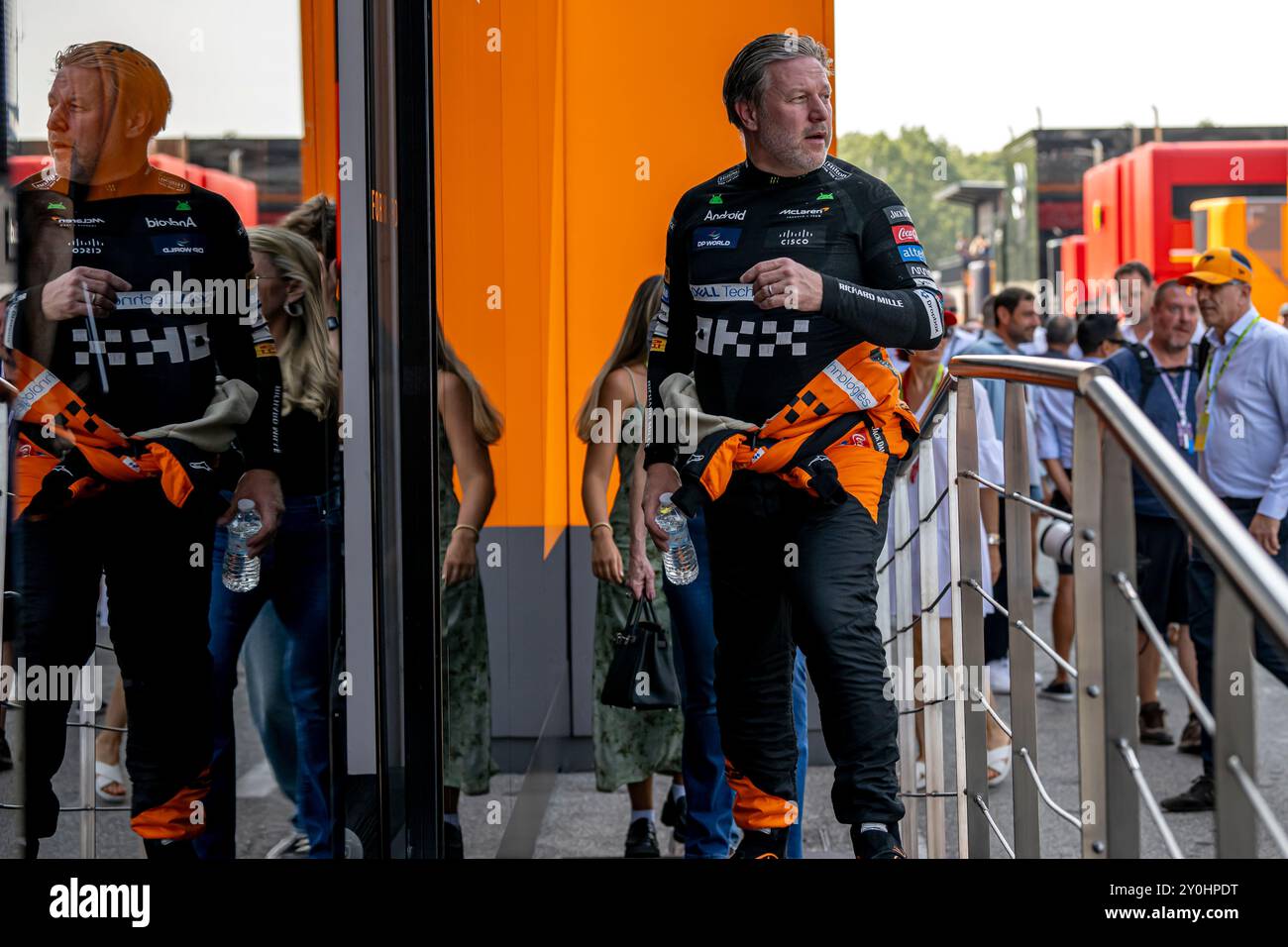 Monza, Italien, 02. September 2024, Zak Brown, CEO des McLaren F1-Teams ...